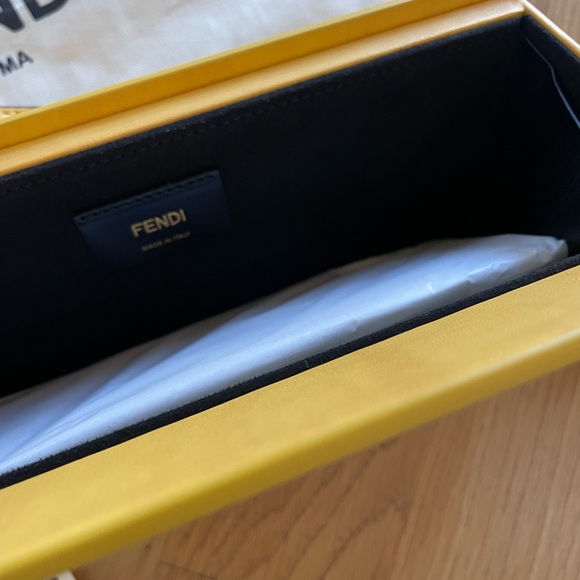 Fendi | Bags | Nwt Authentic Fendi Logo Horizontal Box Crossbody Bag ...